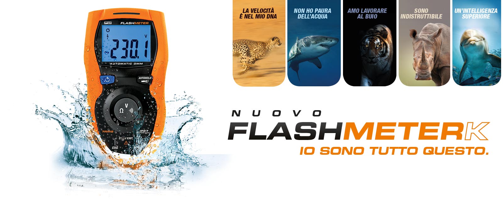 FLASHMETER Multímetro digital TRMS até 600V indestrutível e à prova d ...