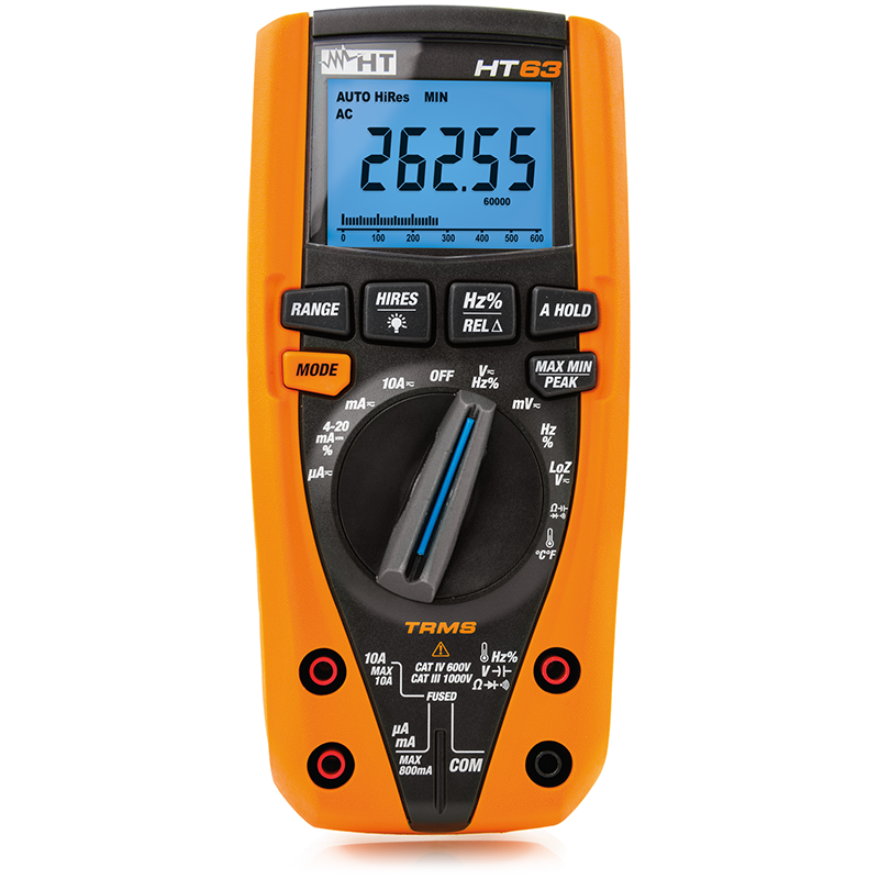 HT63, Multimètres numériques, TRMS | HT Instruments