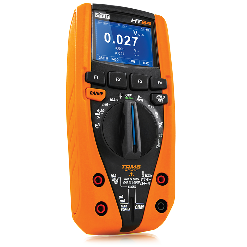 HT64. Multímetro profesional TRMS con data logger. HT Instruments | HT ...